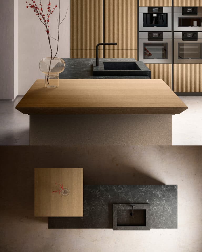 Piani snack, contemporaneità e dinamicità in cucina | Armony Cucine ...